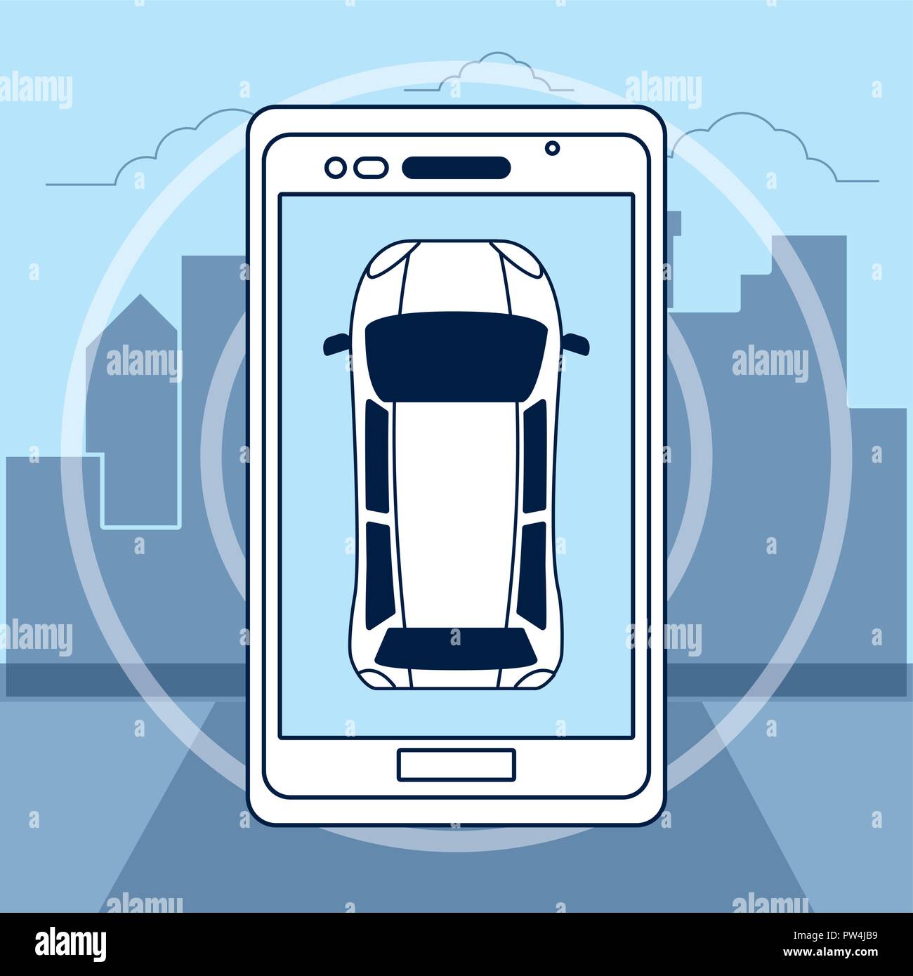GPS tracking technology Stock Vector Image & Art - Alamy