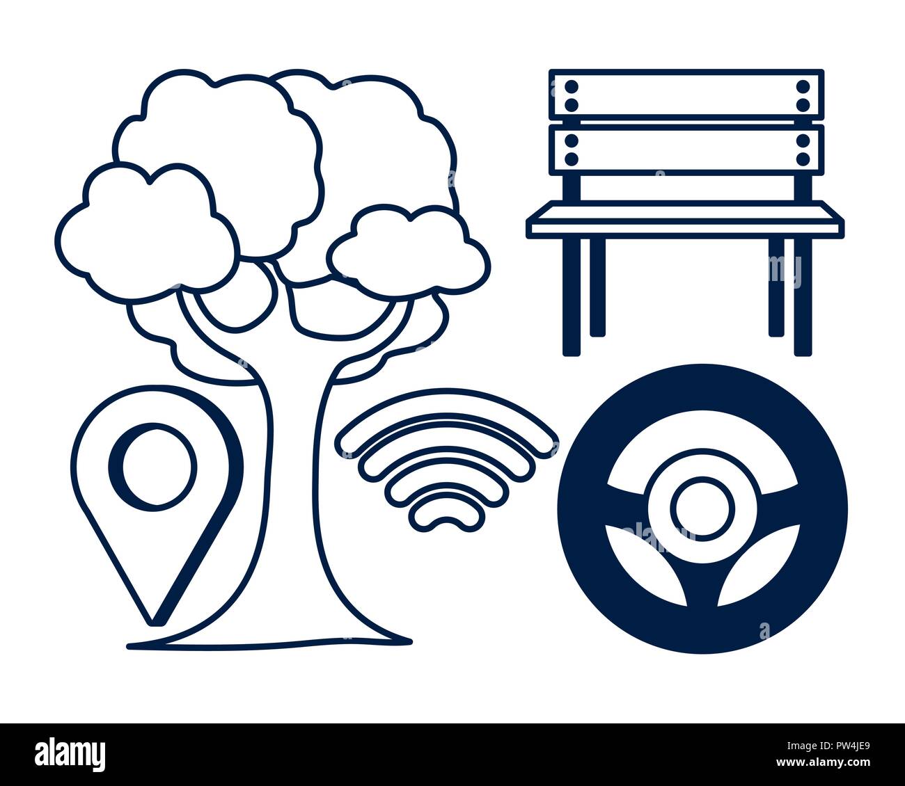 Car tracking city Cut Out Stock Images & Pictures - Alamy