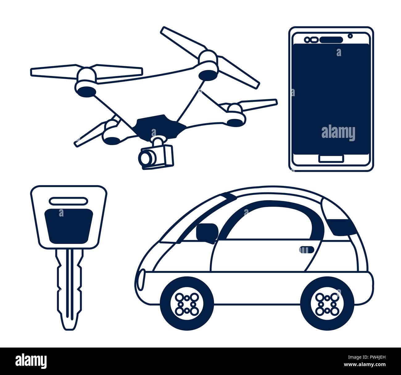 Drone tracking device hi-res stock photography and images - Alamy