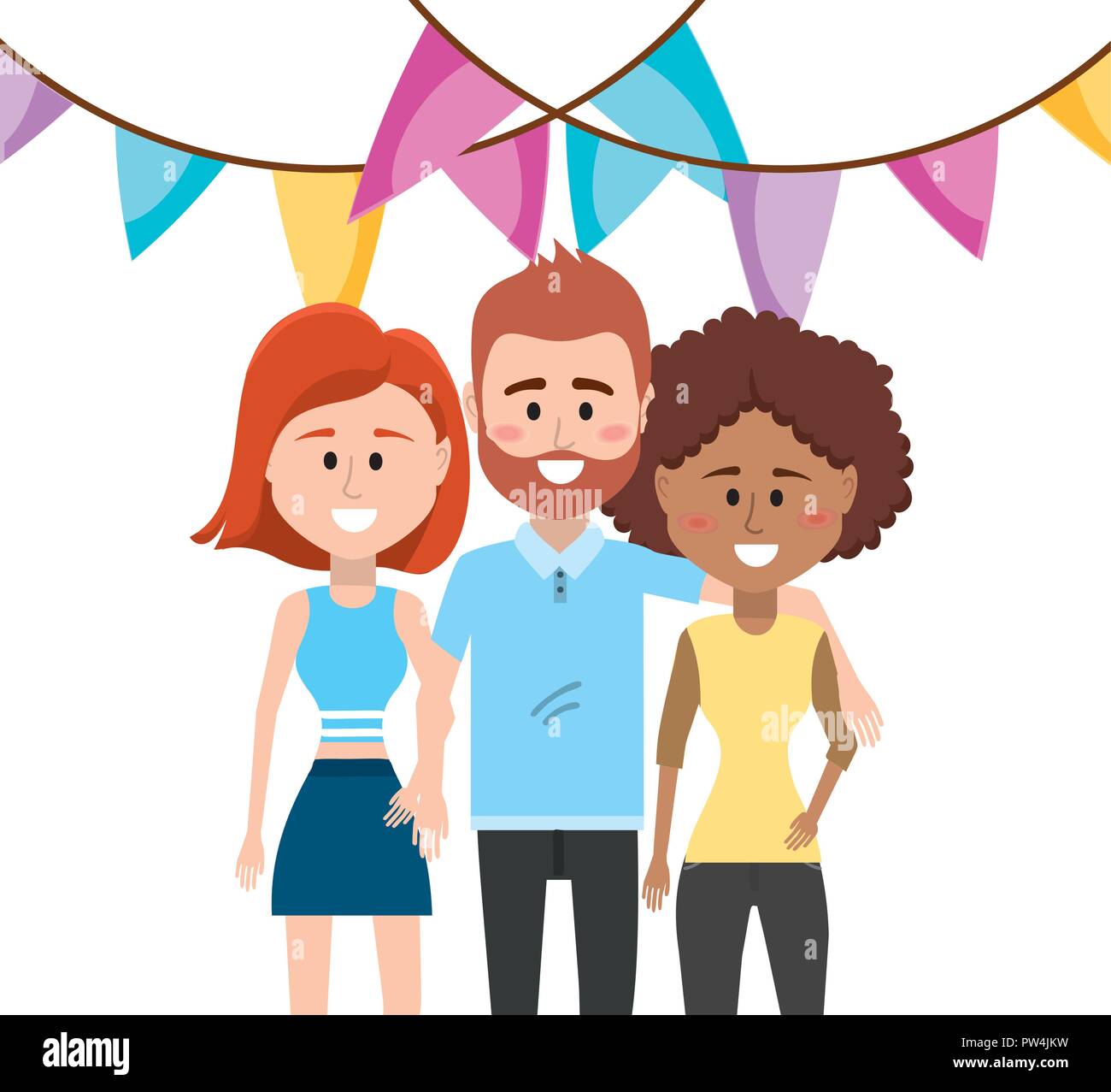 People party cartoons Stock Vector Image & Art - Alamy