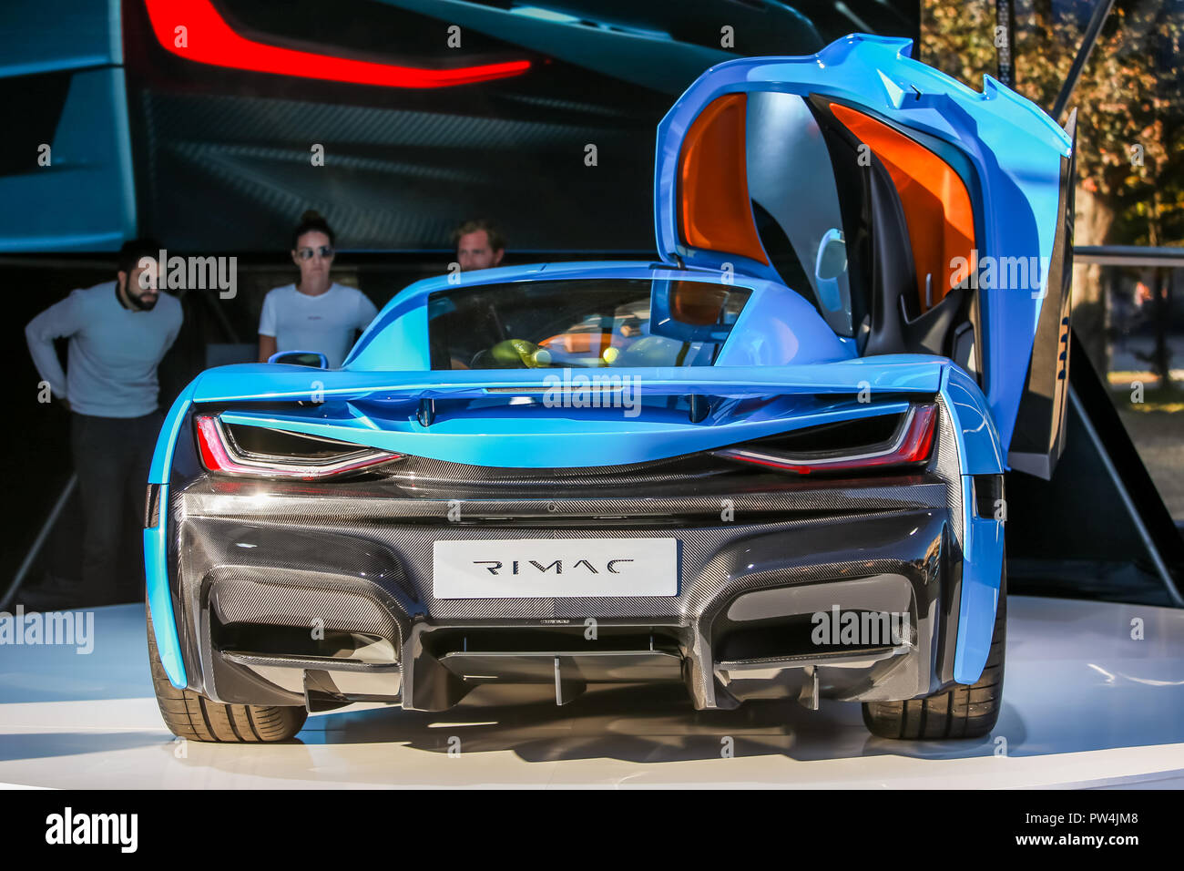 Zagreb, Croatia - 28 September, 2018 : Presentation of Rimac new ...