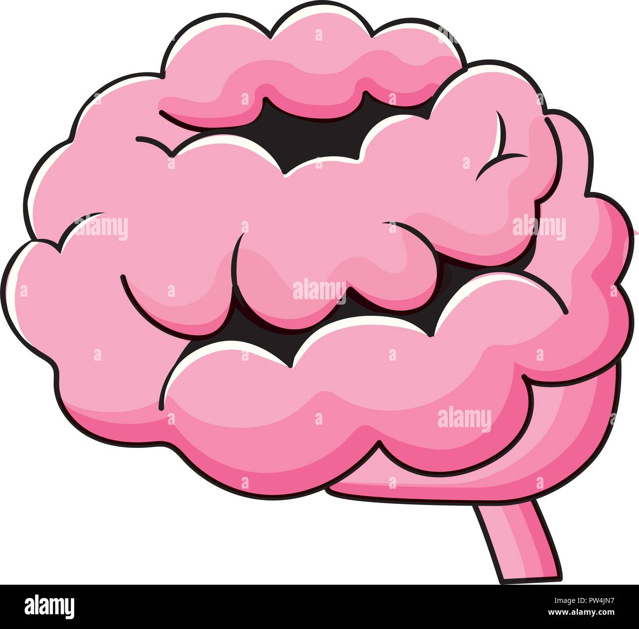 Human brain symbol Stock Vector Image & Art - Alamy