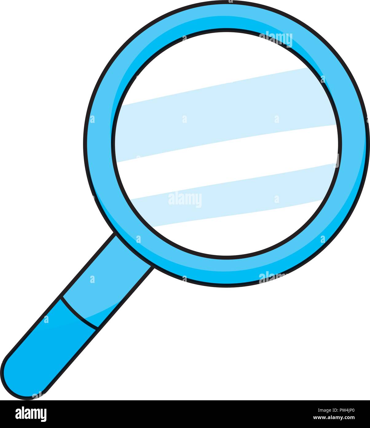Magnifying glass symbol Stock Vector Image & Art - Alamy