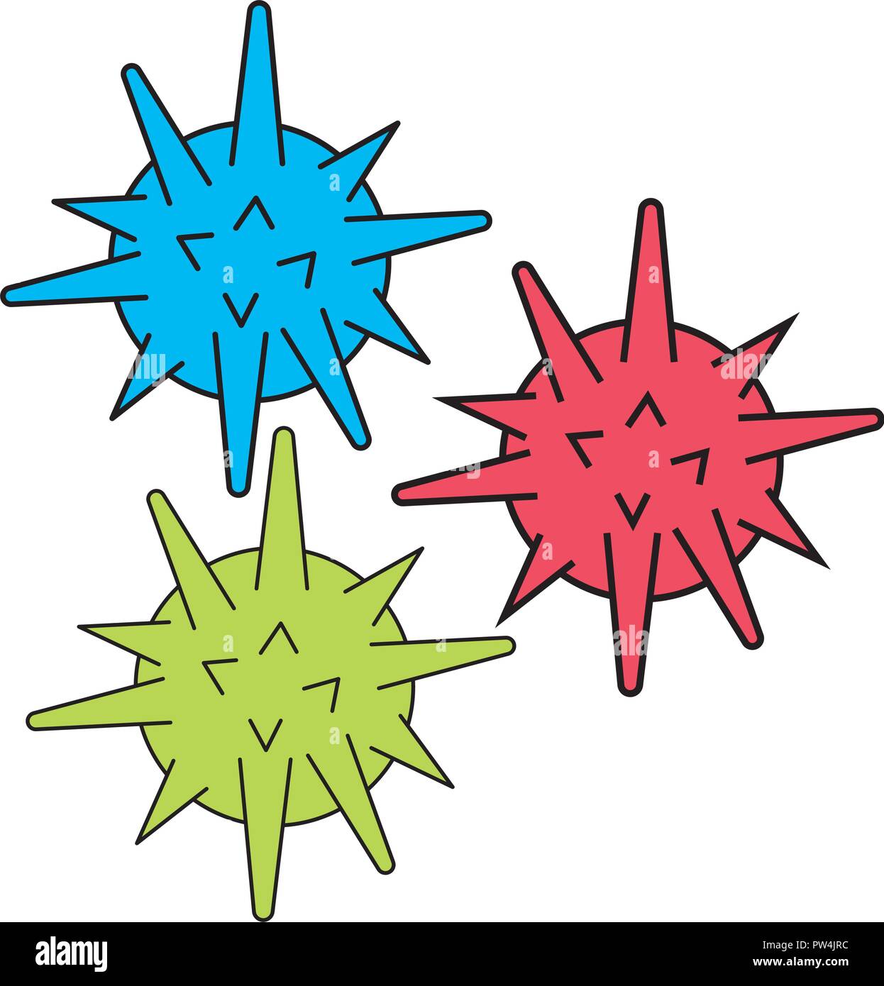 Human virus isolated Stock Vector Image & Art - Alamy