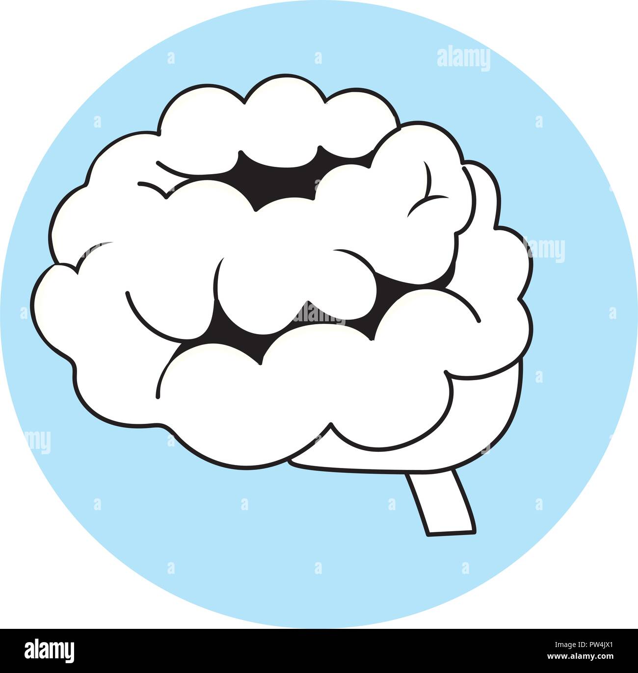 Human brain symbol Stock Vector Image & Art - Alamy