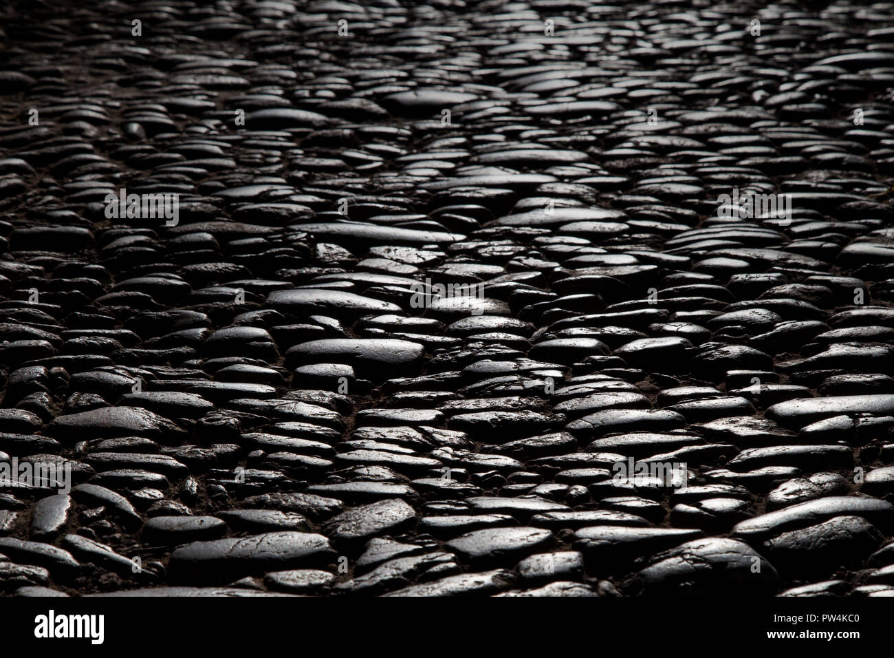 Cobble Pathway at Torre Abbey Stock Photo - Alamy
