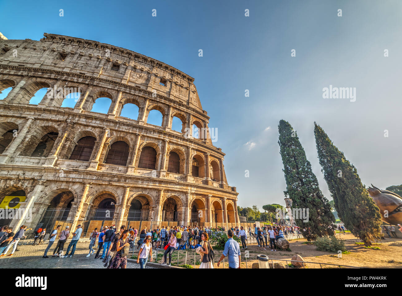 World famous coliseum on hi-res stock photography and images - Alamy