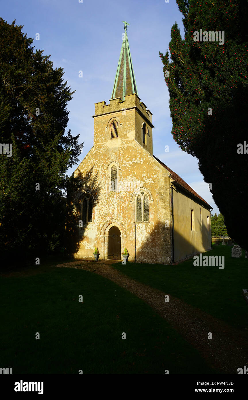 Church of St Nicholas, Steventon Stock Photo - Alamy