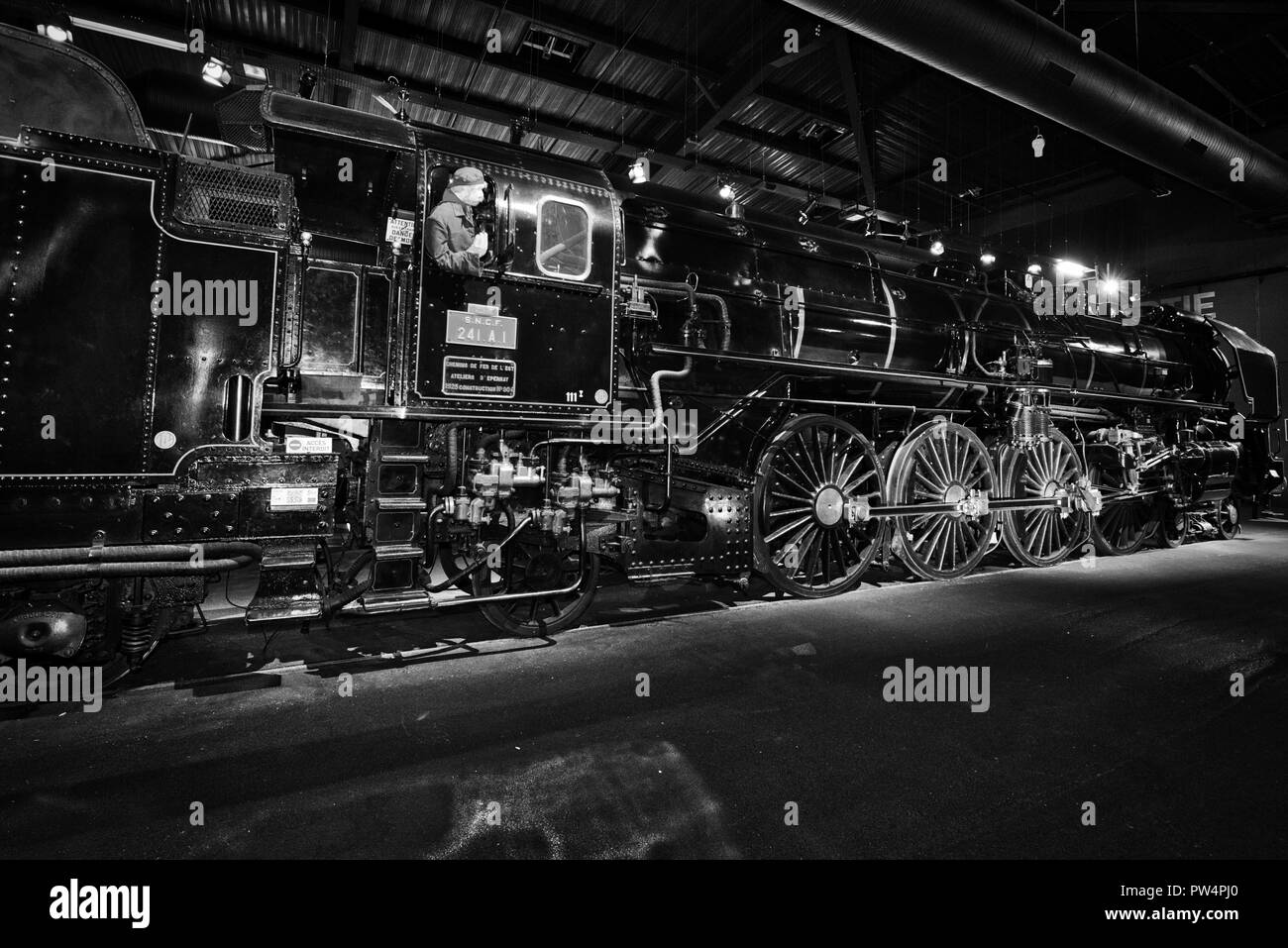 History Old Train Railway Museum Mulhouse France Stock Photo - Alamy