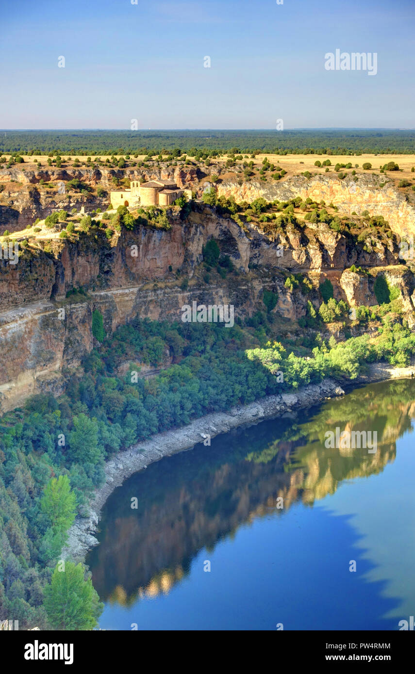 National park of Duraton river, Castilla, Spain Stock Photo - Alamy
