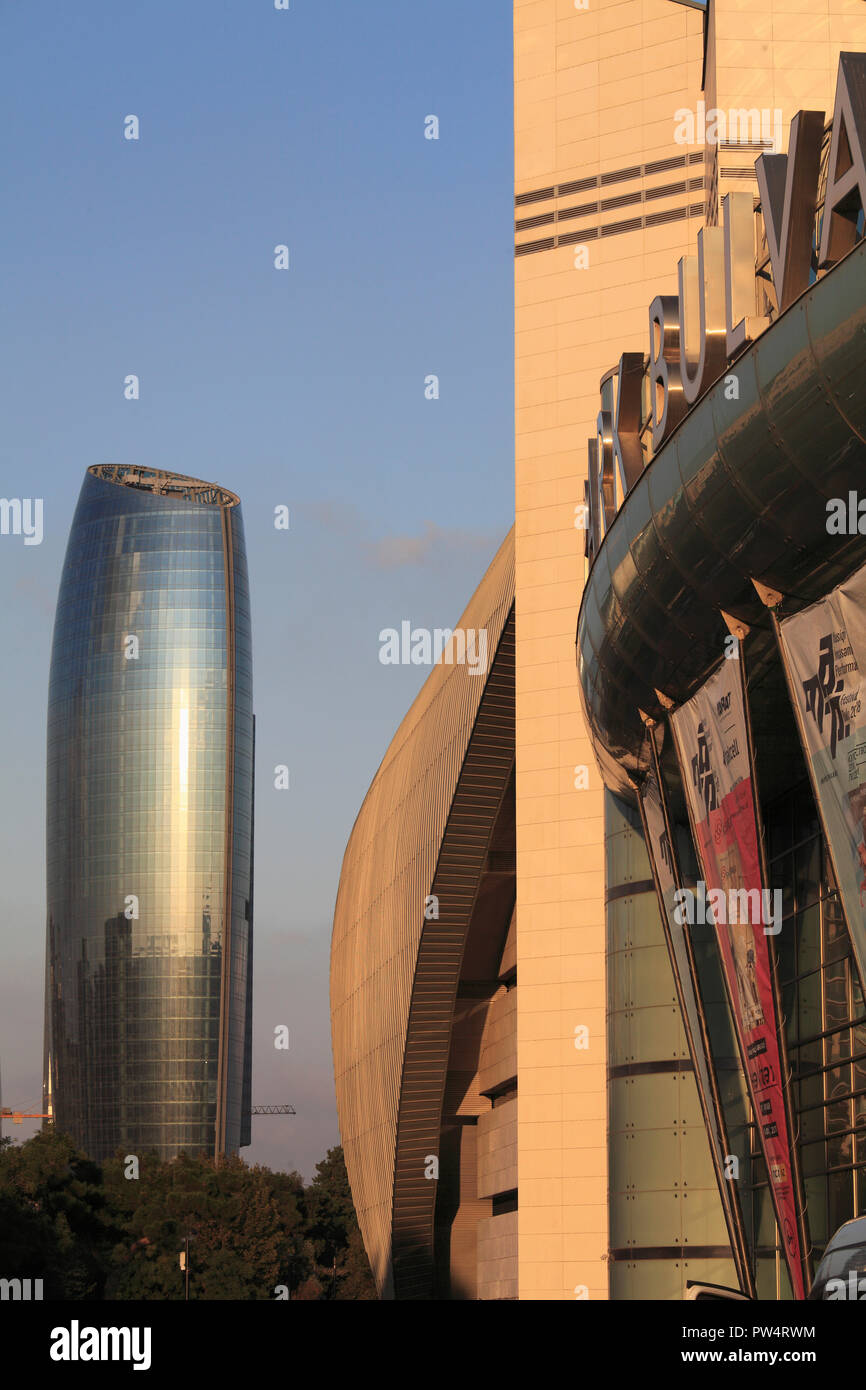 Azerbaijan, Baku, Park Bulvar Mall, Port of Baku Stock Photo - Alamy