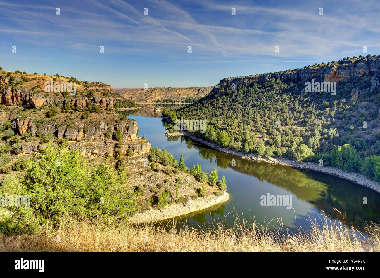 National park of Duraton river, Castilla, Spain Stock Photo - Alamy