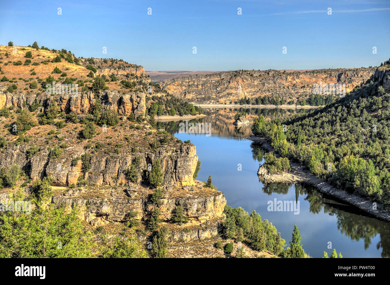 National park of Duraton river, Castilla, Spain Stock Photo - Alamy