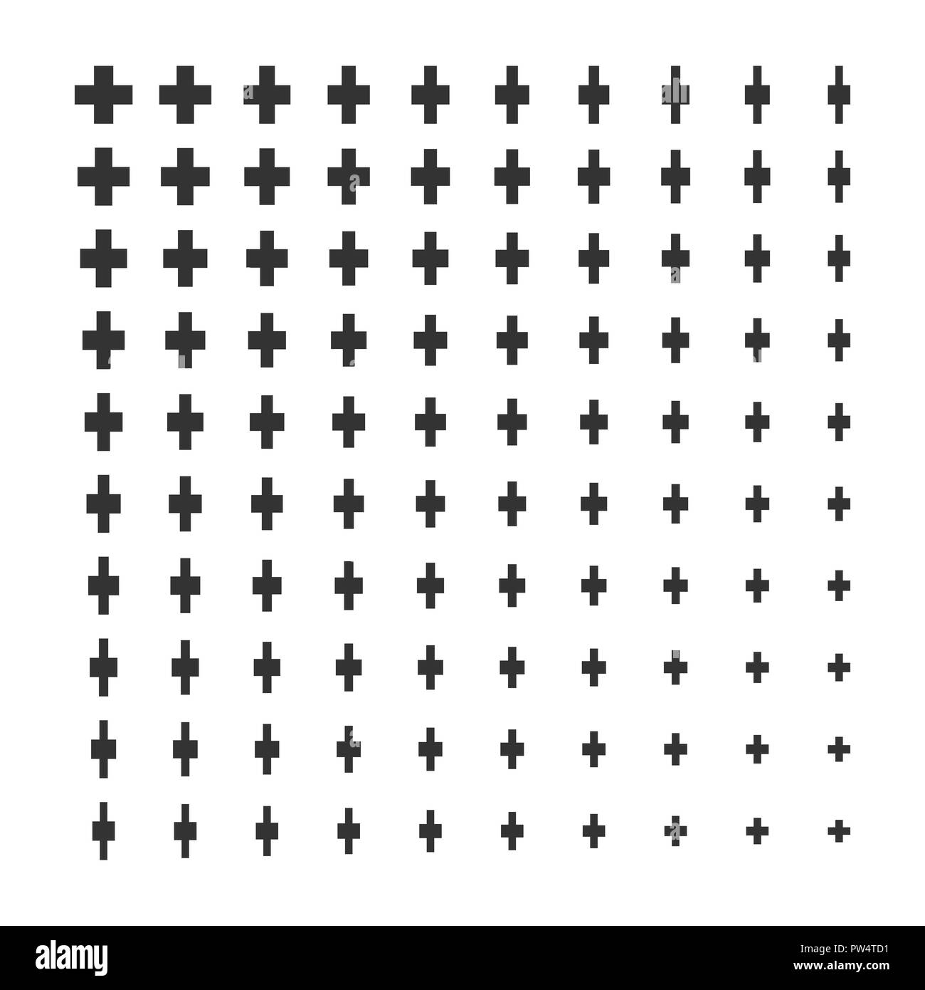 vector cross black monochrome minimal modern dynamic abstract halftone ...
