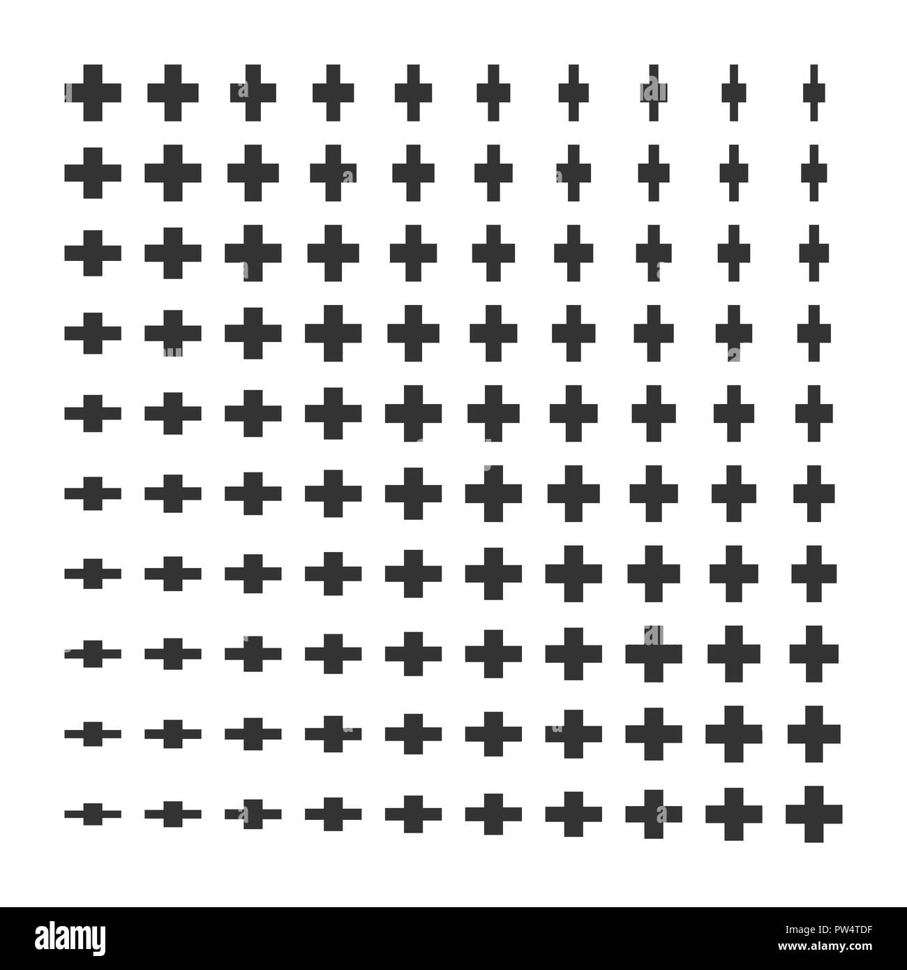 vector cross black monochrome minimal modern dynamic abstract halftone ...