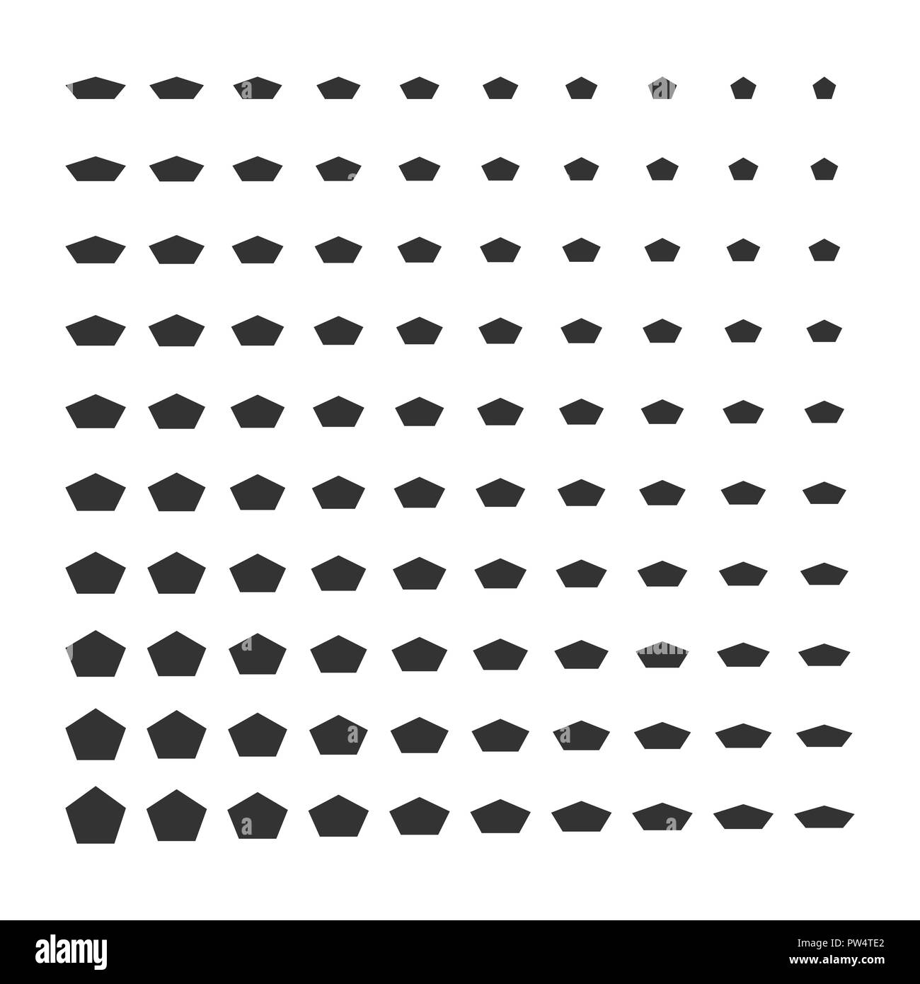 vector pentagon black monochrome minimal modern dynamic abstract ...