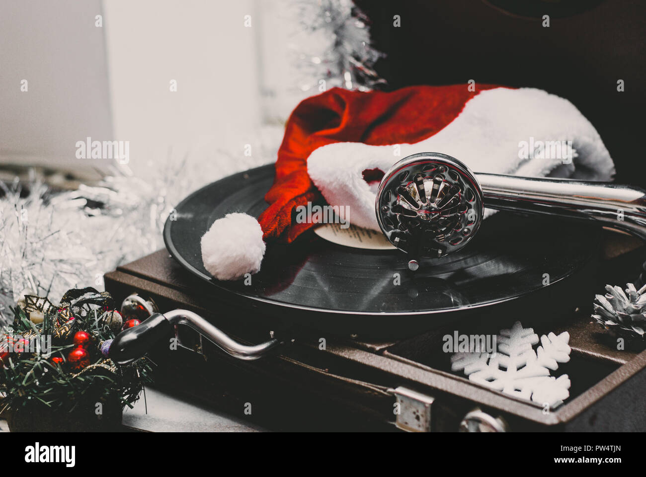 Analog music player christmas hi-res stock photography and images - Alamy