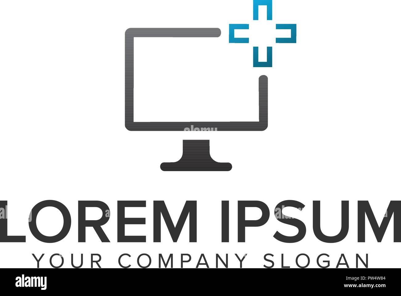 Screen logo Stock Vector Images - Alamy