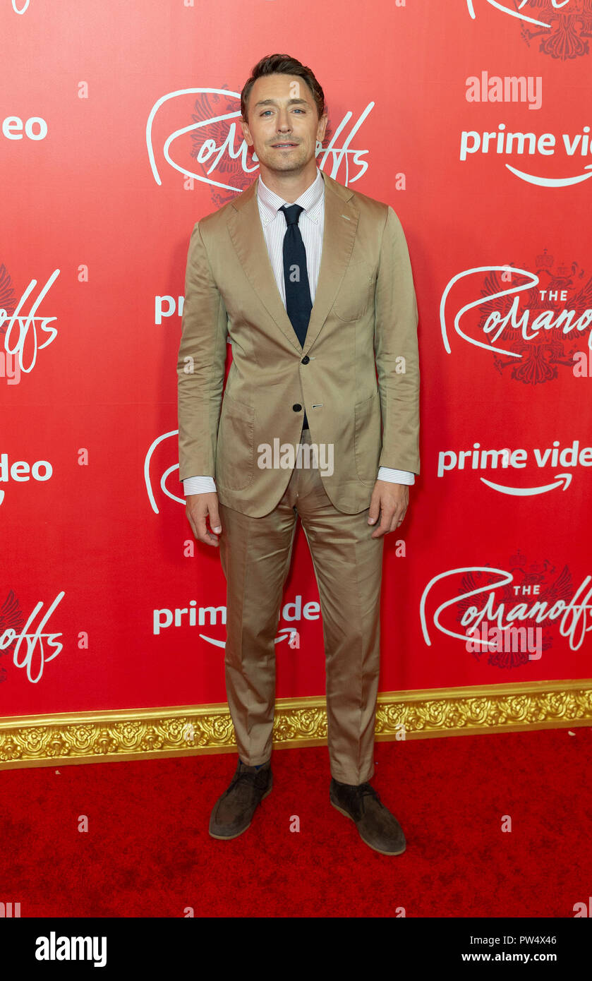 New York, United States. 11th Oct, 2018. JJ Feild attends Amazon Prime ...