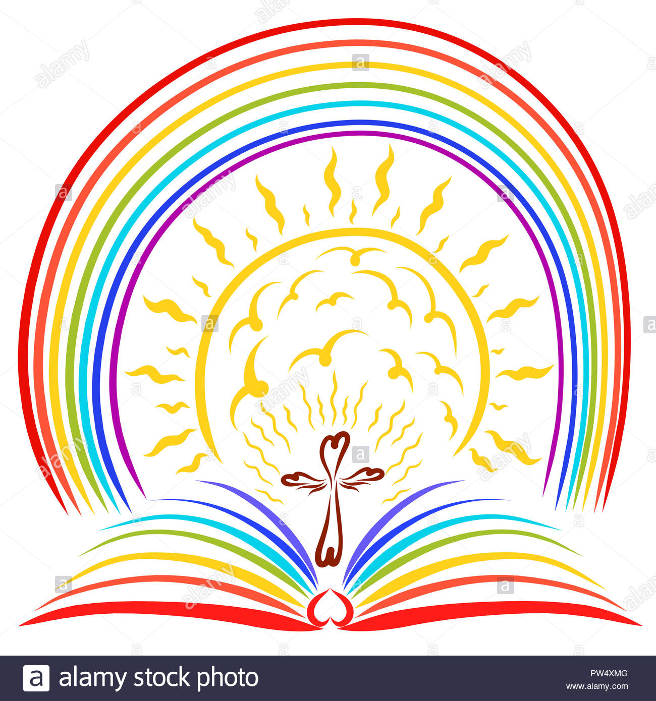 Rainbow Bible Stock Photos & Rainbow Bible Stock Images - Alamy
