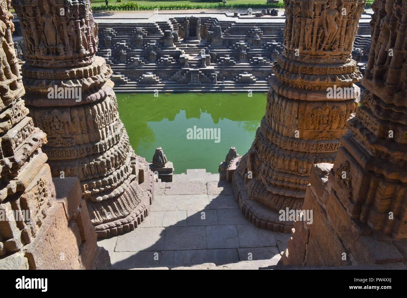 Architectural details of The Sun Temple dedicated to the Sun God, built ...