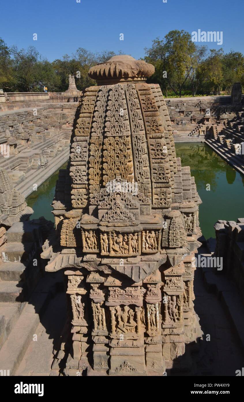 Architectural details of The Sun Temple dedicated to the Sun God, built ...