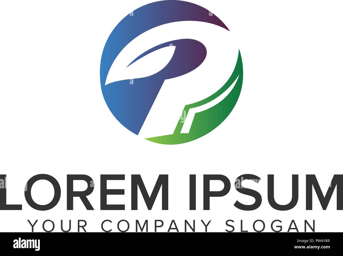 Fully green nature Stock Vector Images - Alamy