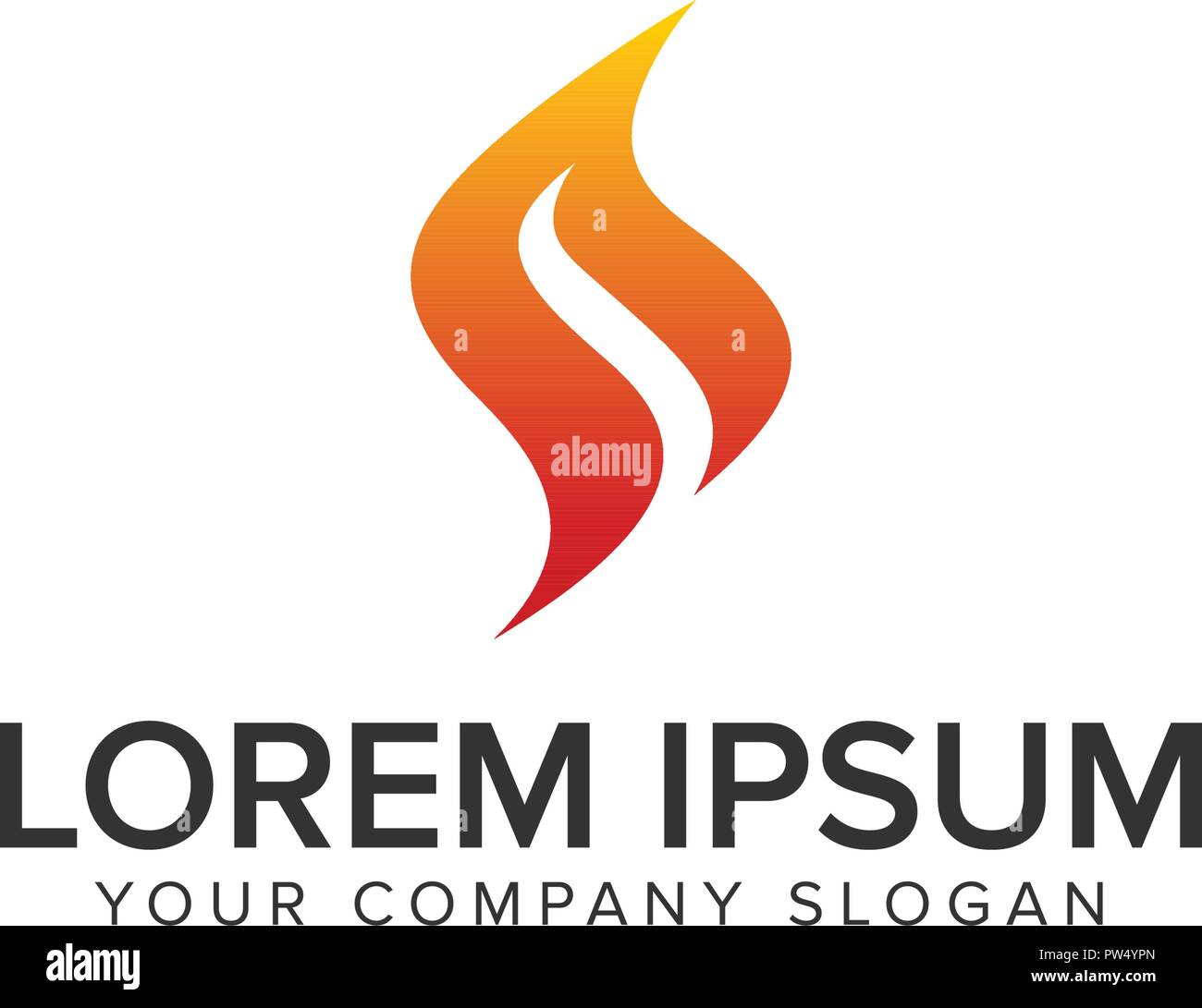 Flame fire word text hi-res stock photography and images - Alamy