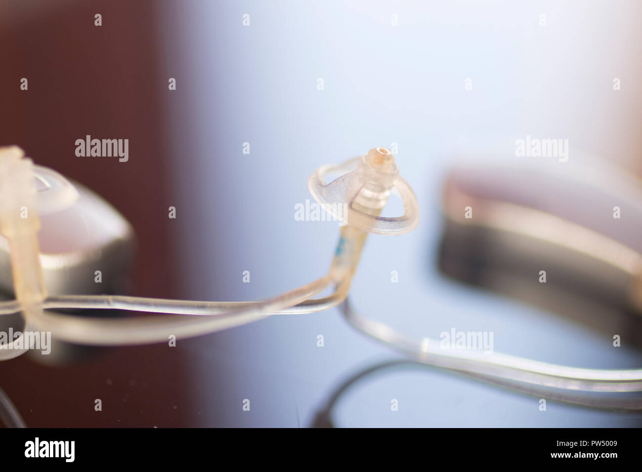 Audiophone modern high technology deafness equipment in the ear digital ...