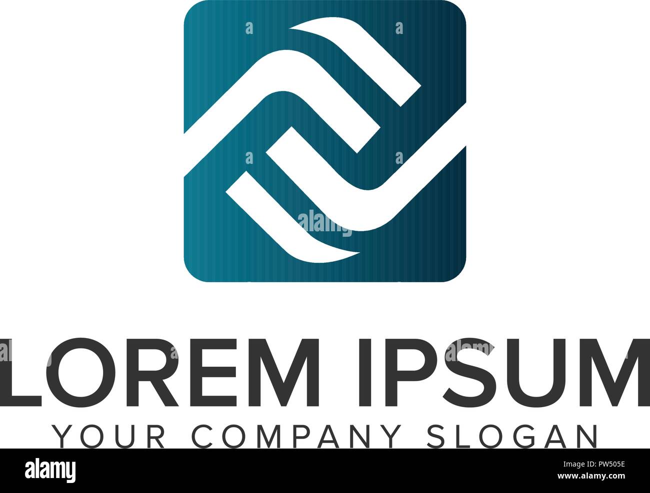 Letter F square logo design concept template. fully editable vector ...