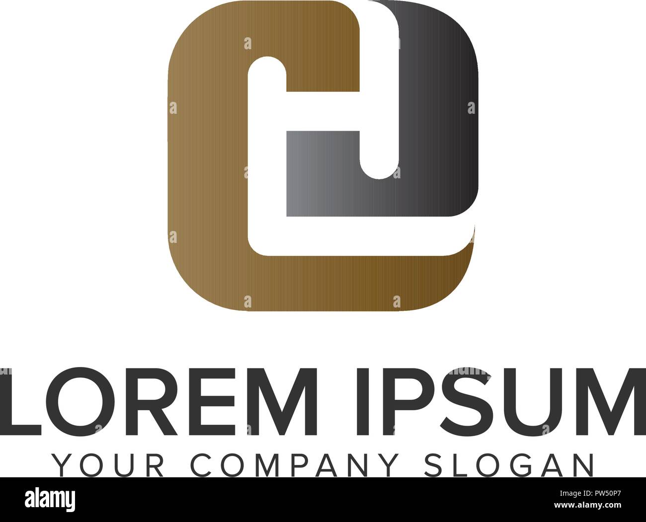 Letter H square business logo design concept template. fully editable ...