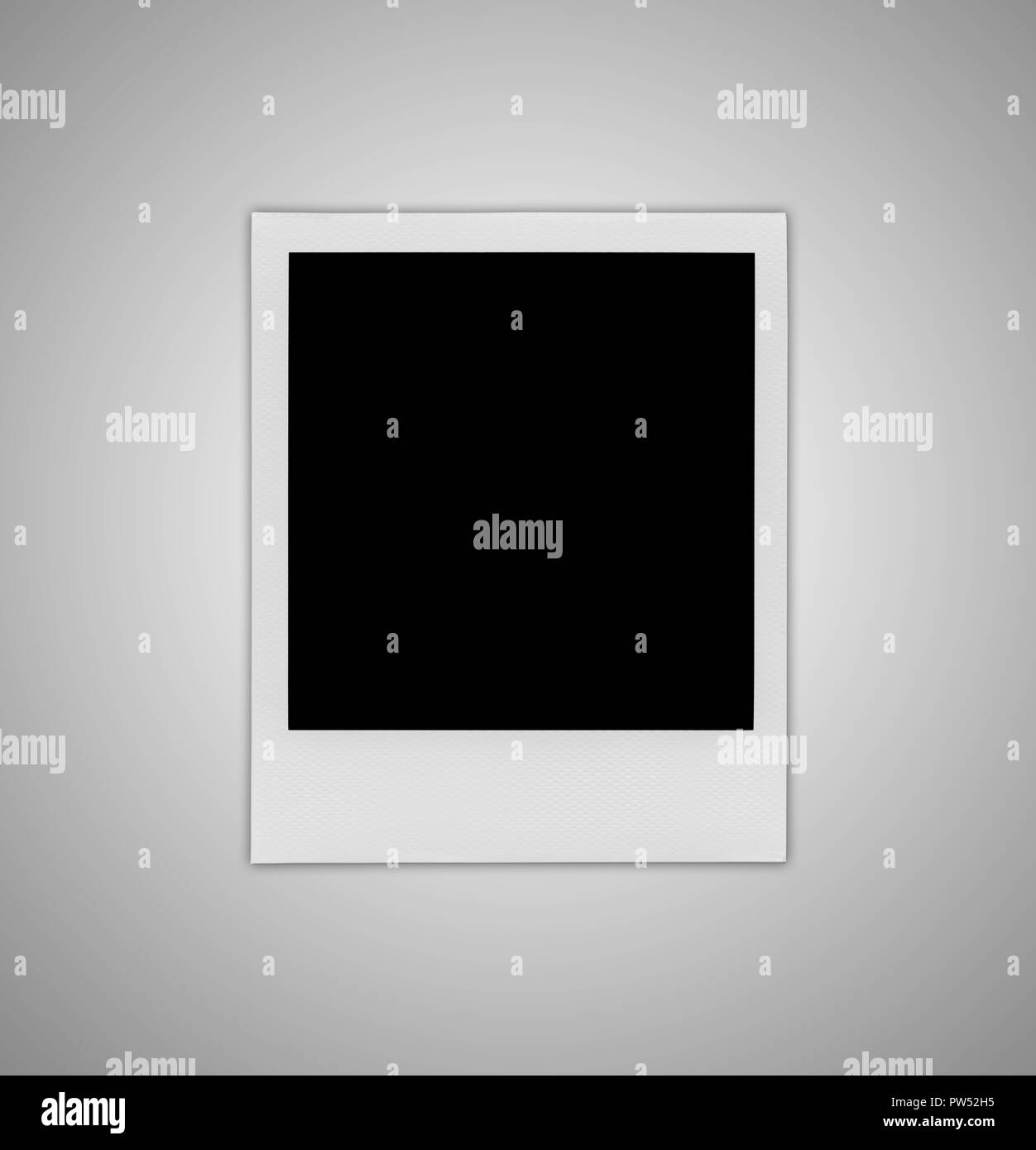 Retro realistic blank instant photo with shadow Stock Photo - Alamy Retro realistic blank instant photo with shadow Stock Photo - Alamy