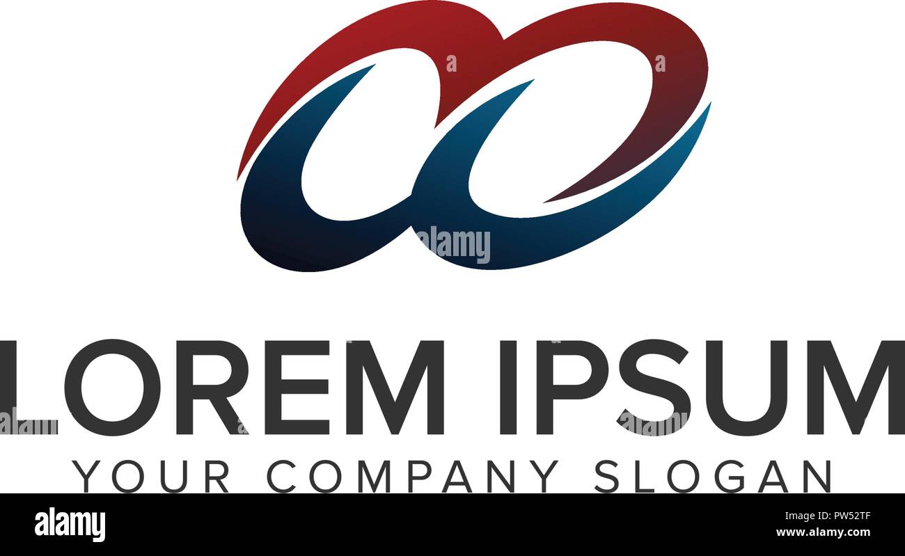 circle synergy logo design concept template. fully editable vector ...