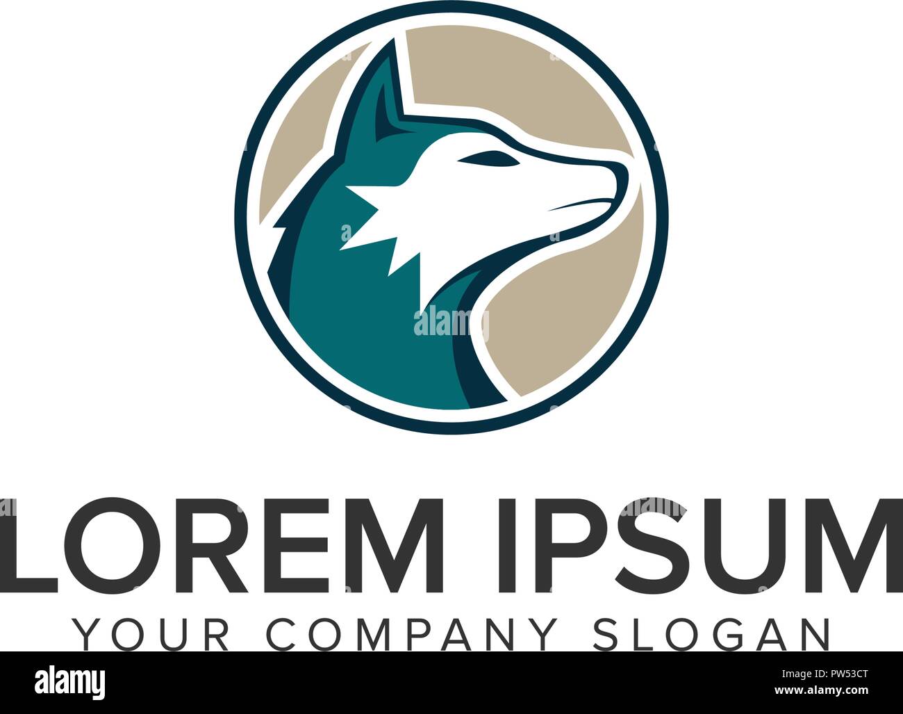 Wolf Stock Vector Images - Alamy