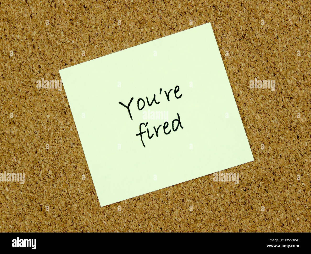 You're fired hi-res stock photography and images - Alamy