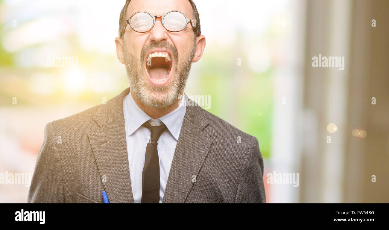 Angry professor hi-res stock photography and images - Alamy