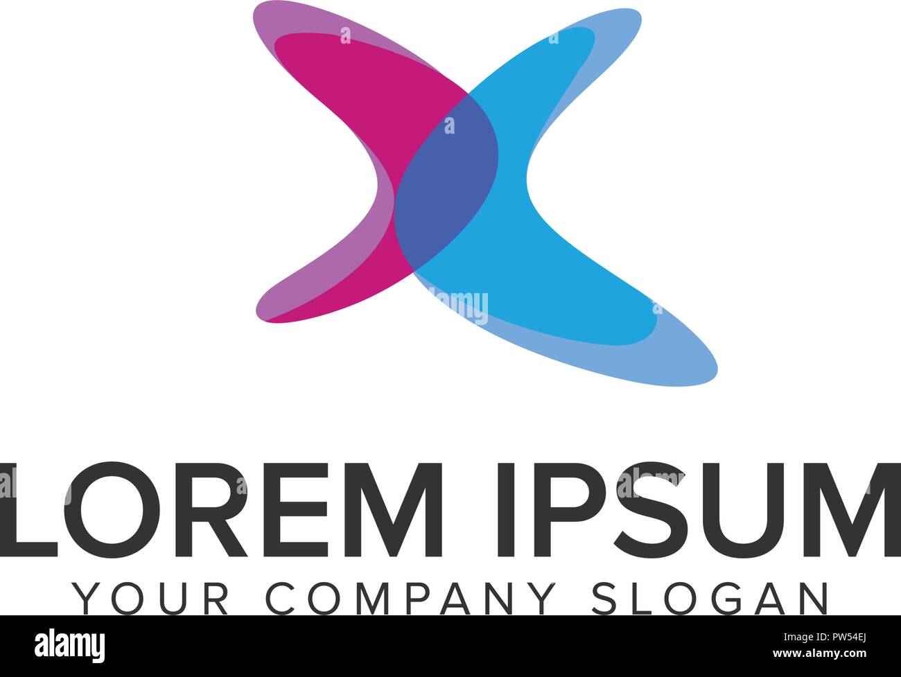 X modern icon Stock Vector Images - Alamy