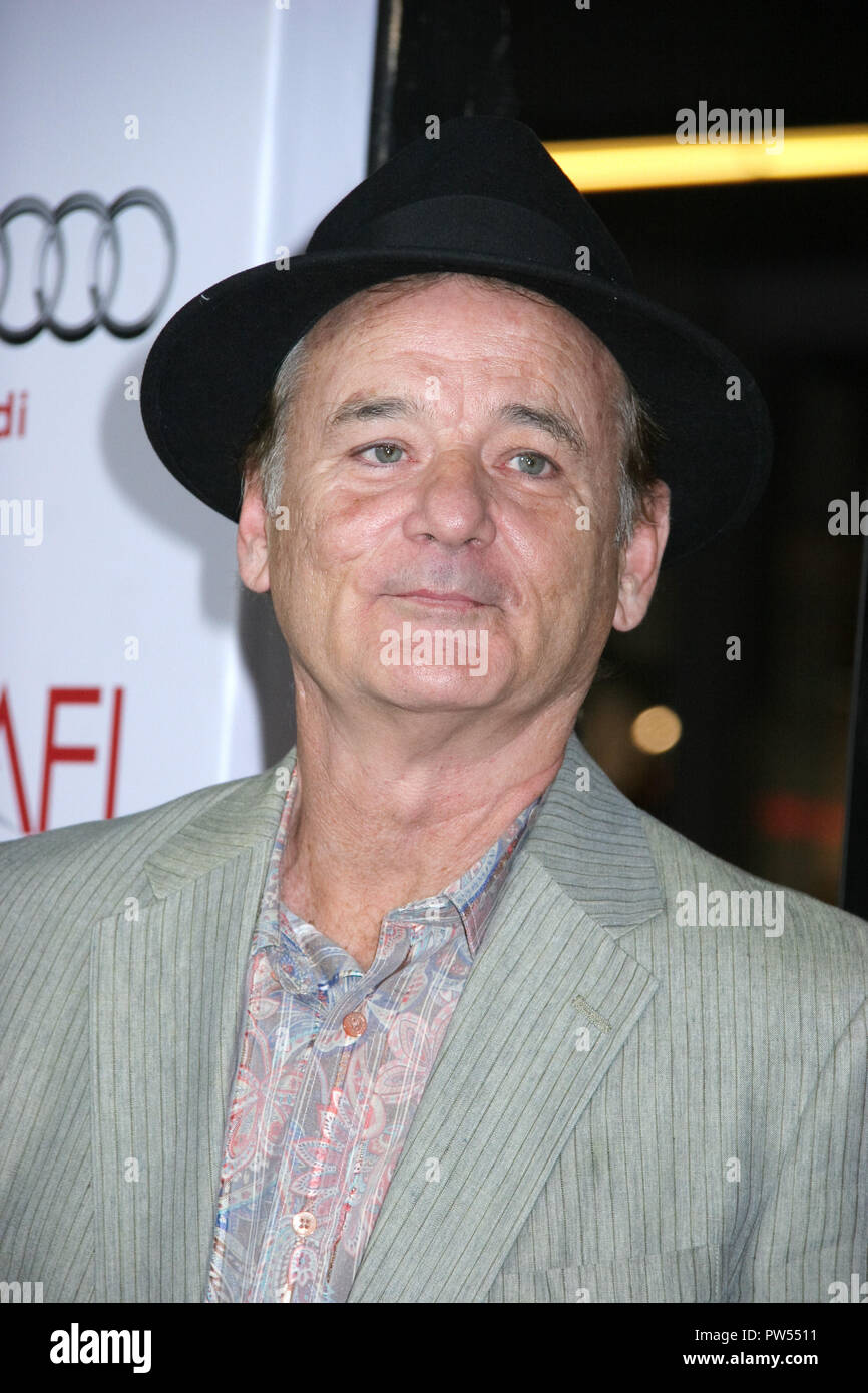Bill Murray 10/30/09 "Fantastic Mr. Fox" premiere at AFI Fest 2009 ...