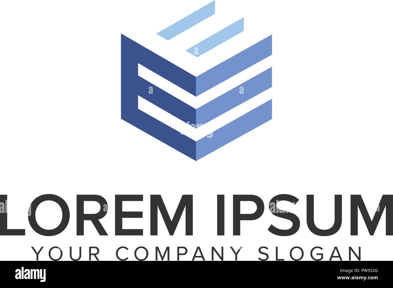 Letter cube box black Stock Vector Images - Alamy