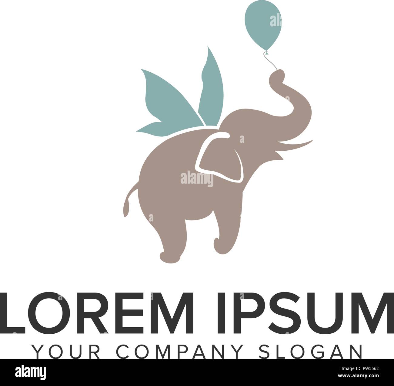 Flying Elephant Logo