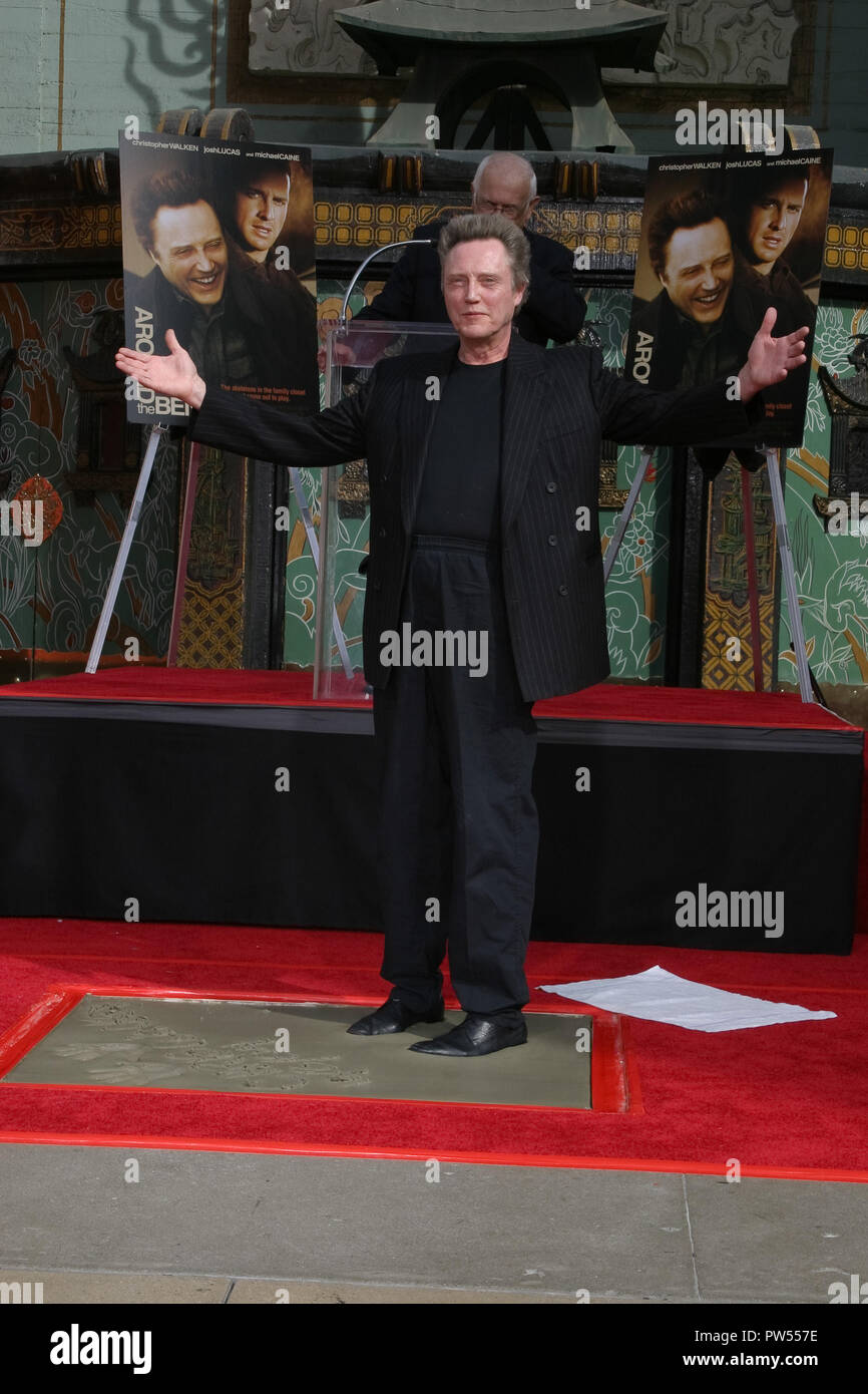 Christopher Walken 10/08/04 Christopher Walken Honored With A Hand ...