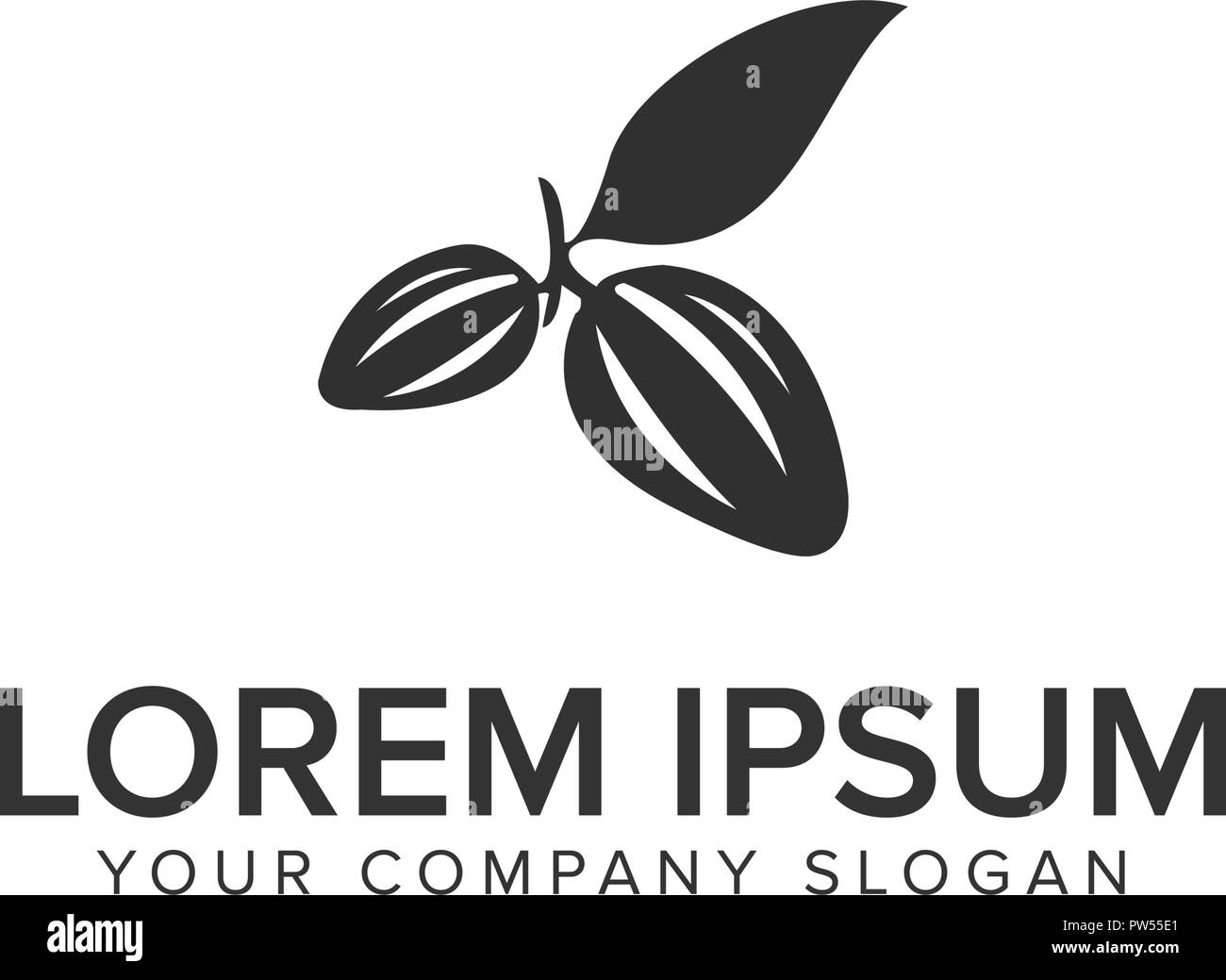 Template package design organic Black and White Stock Photos & Images ...