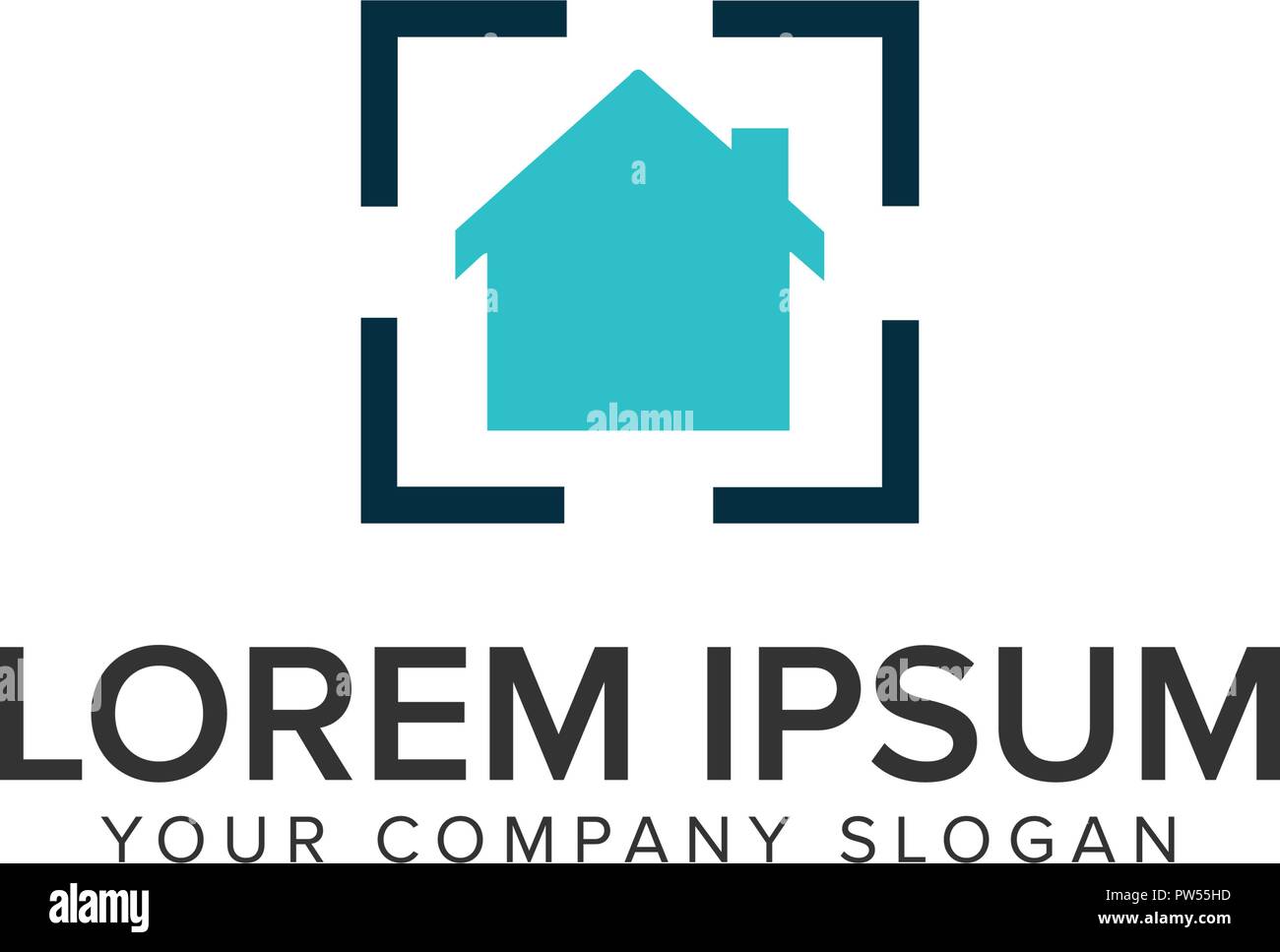 House target logo design concept template Stock Vector Image & Art - Alamy