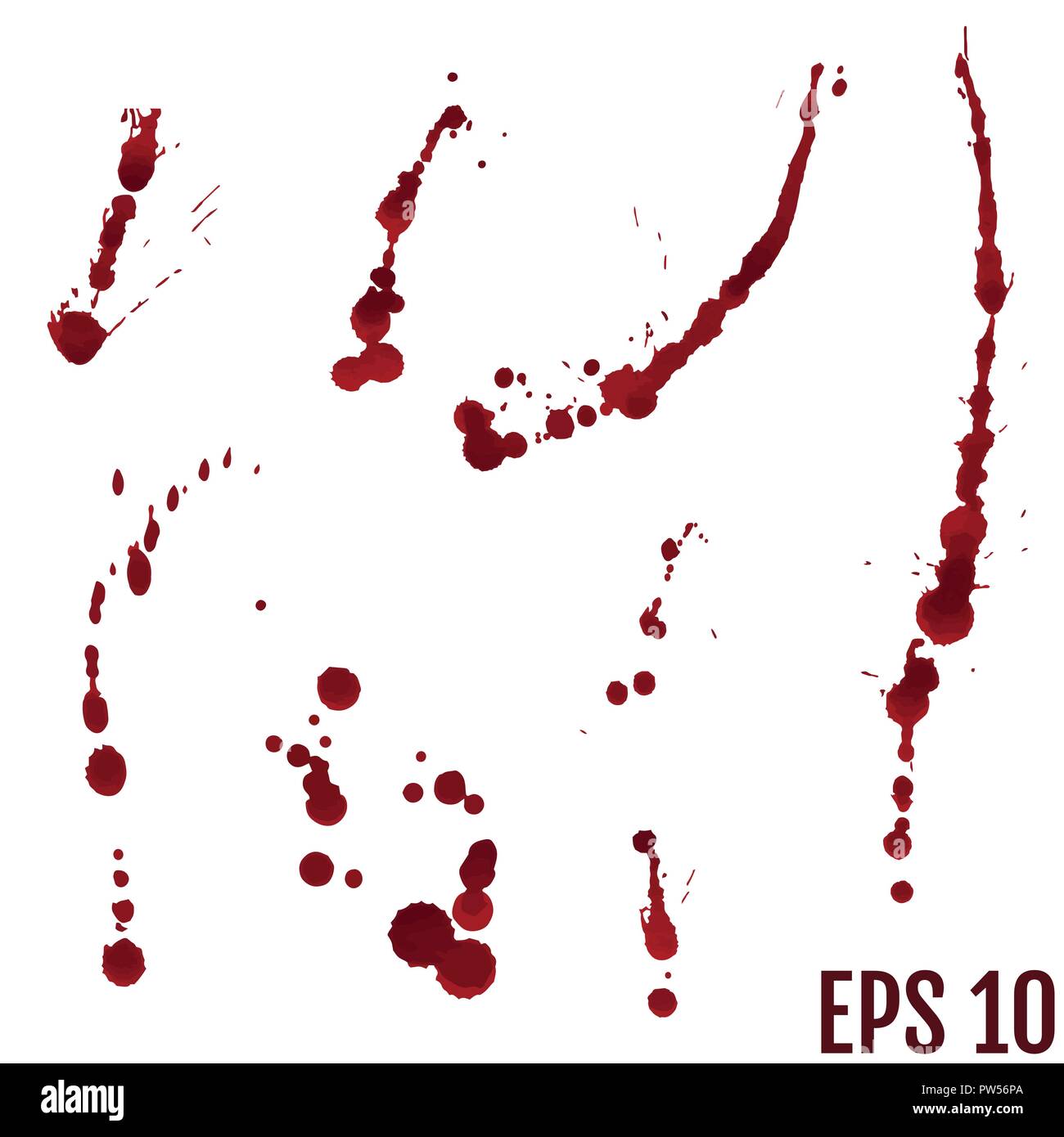 Halloween concept blood splatter on Stock Vector Images - Alamy