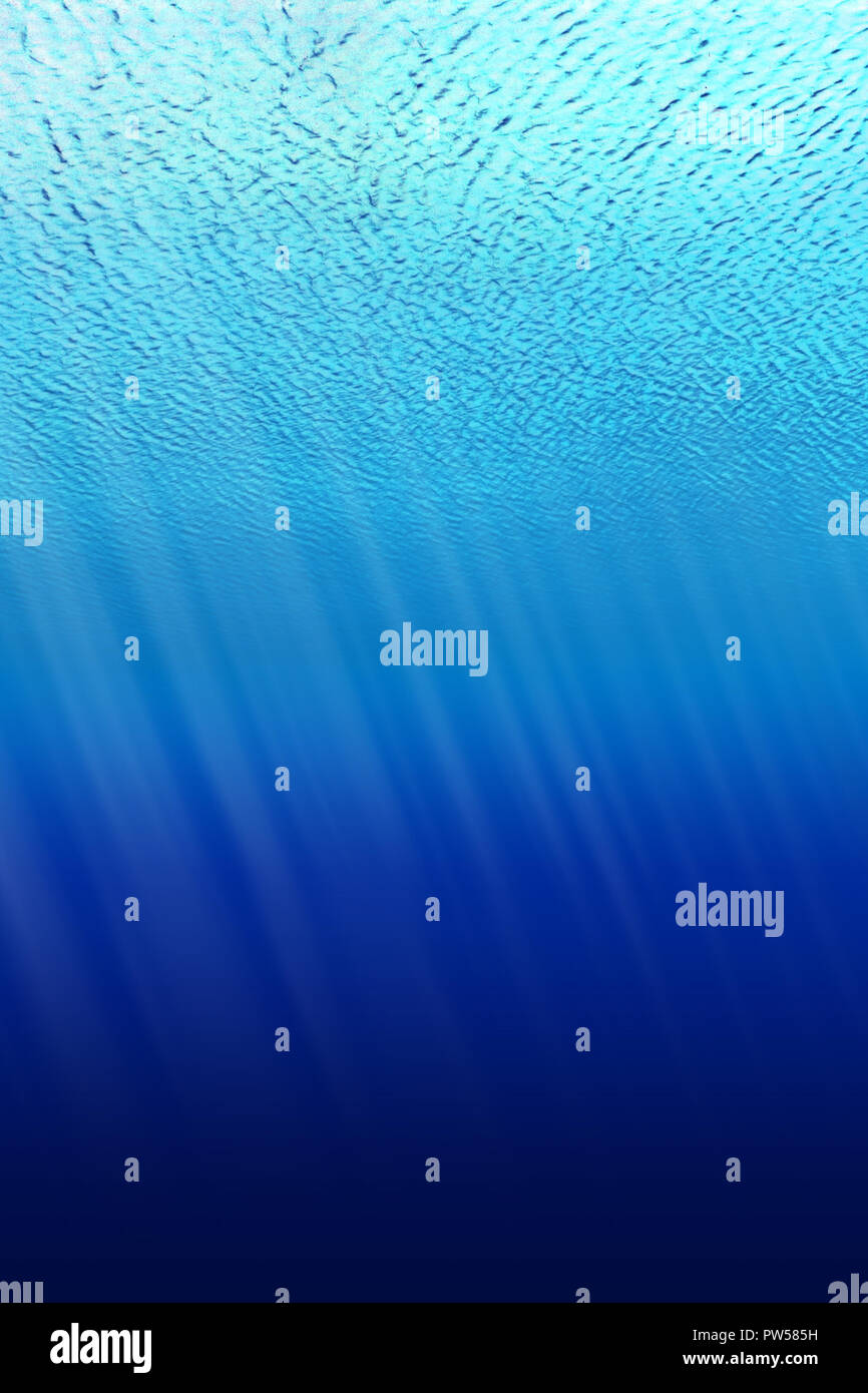 Under The Sea with Sun Light Rays Shining through Stock Photo - Alamy