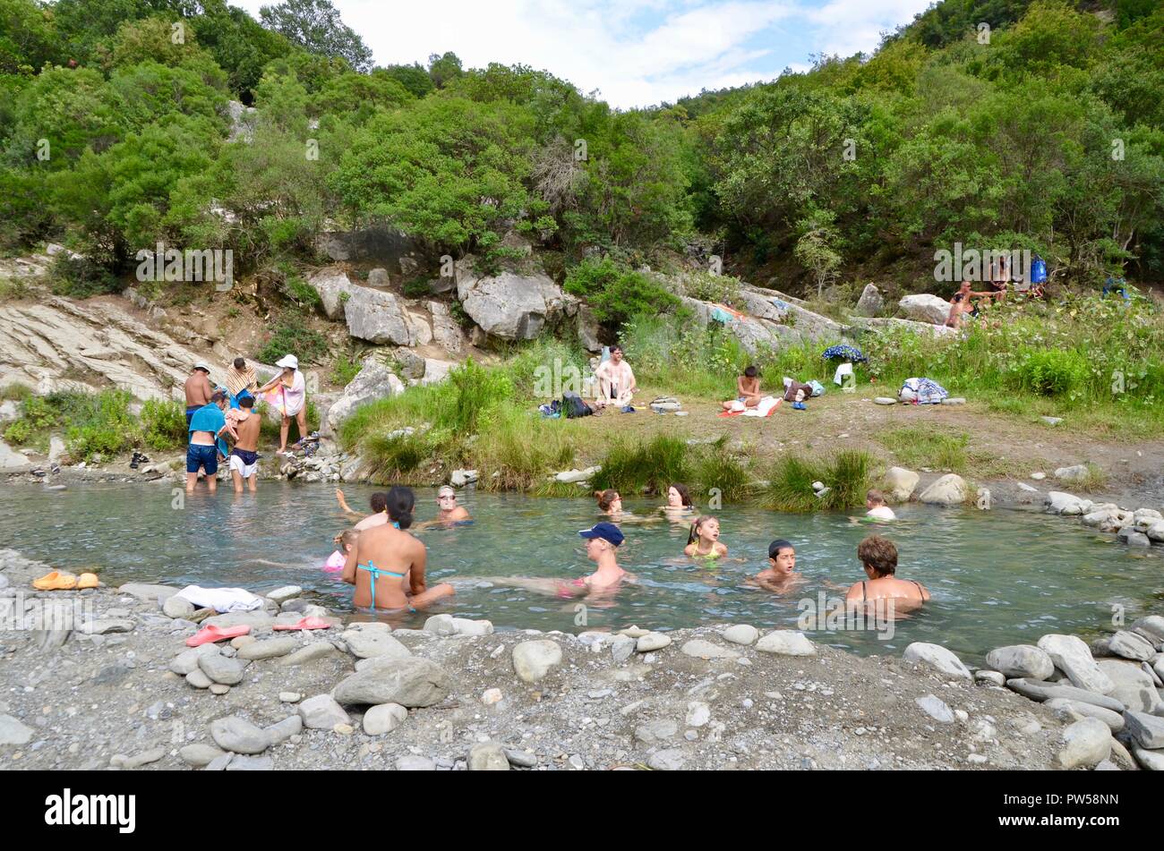 Benja Thermal Baths – Përmet District, Albania Stock Photo - Alamy