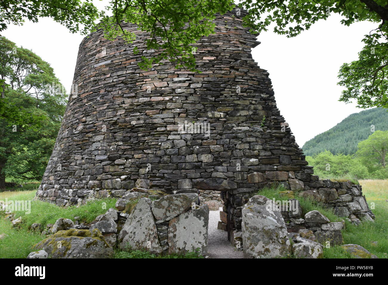 Dun Telve broch, Scotland Stock Photo - Alamy