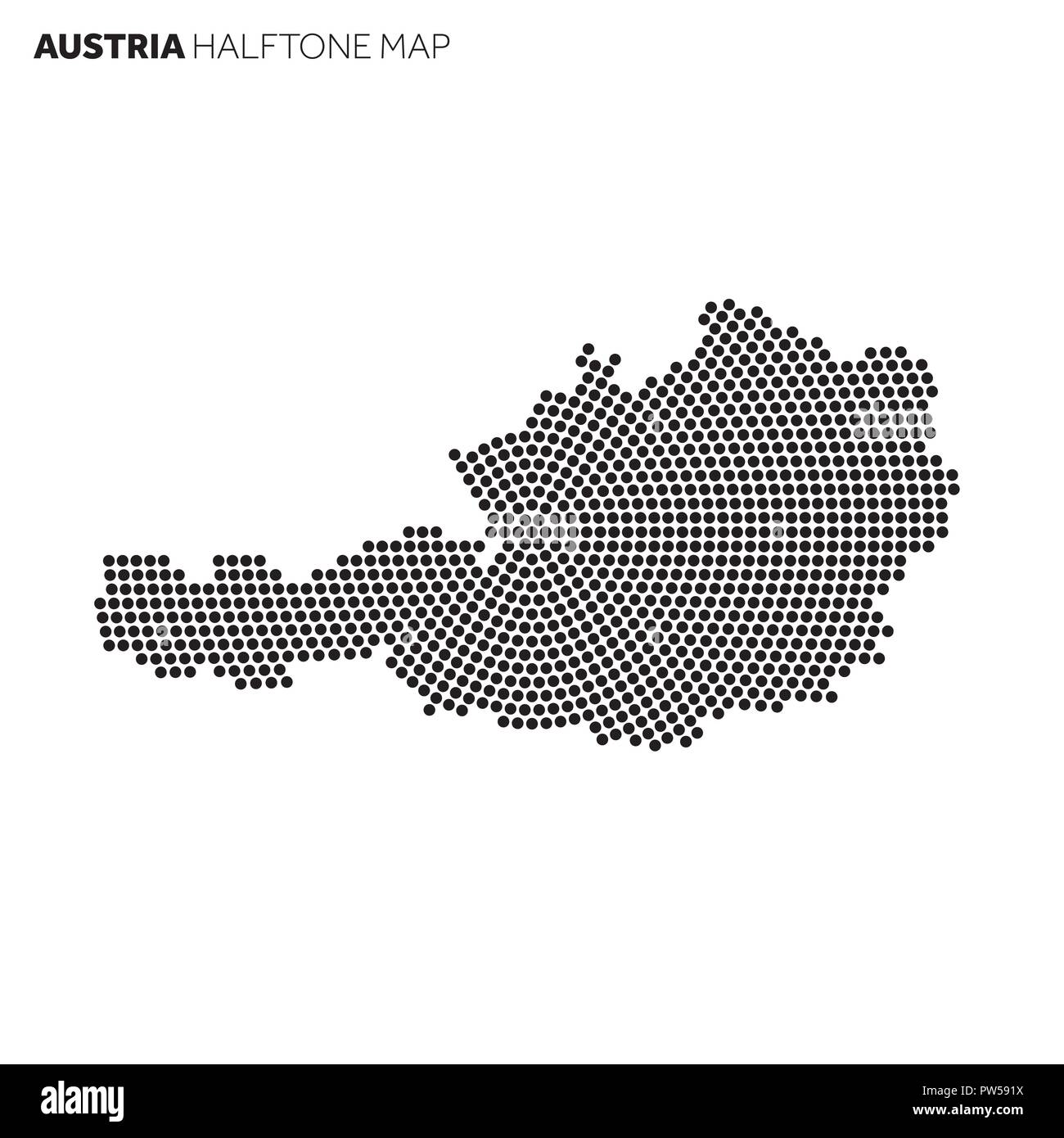 Europe map radial dot pattern hi-res stock photography and images - Alamy