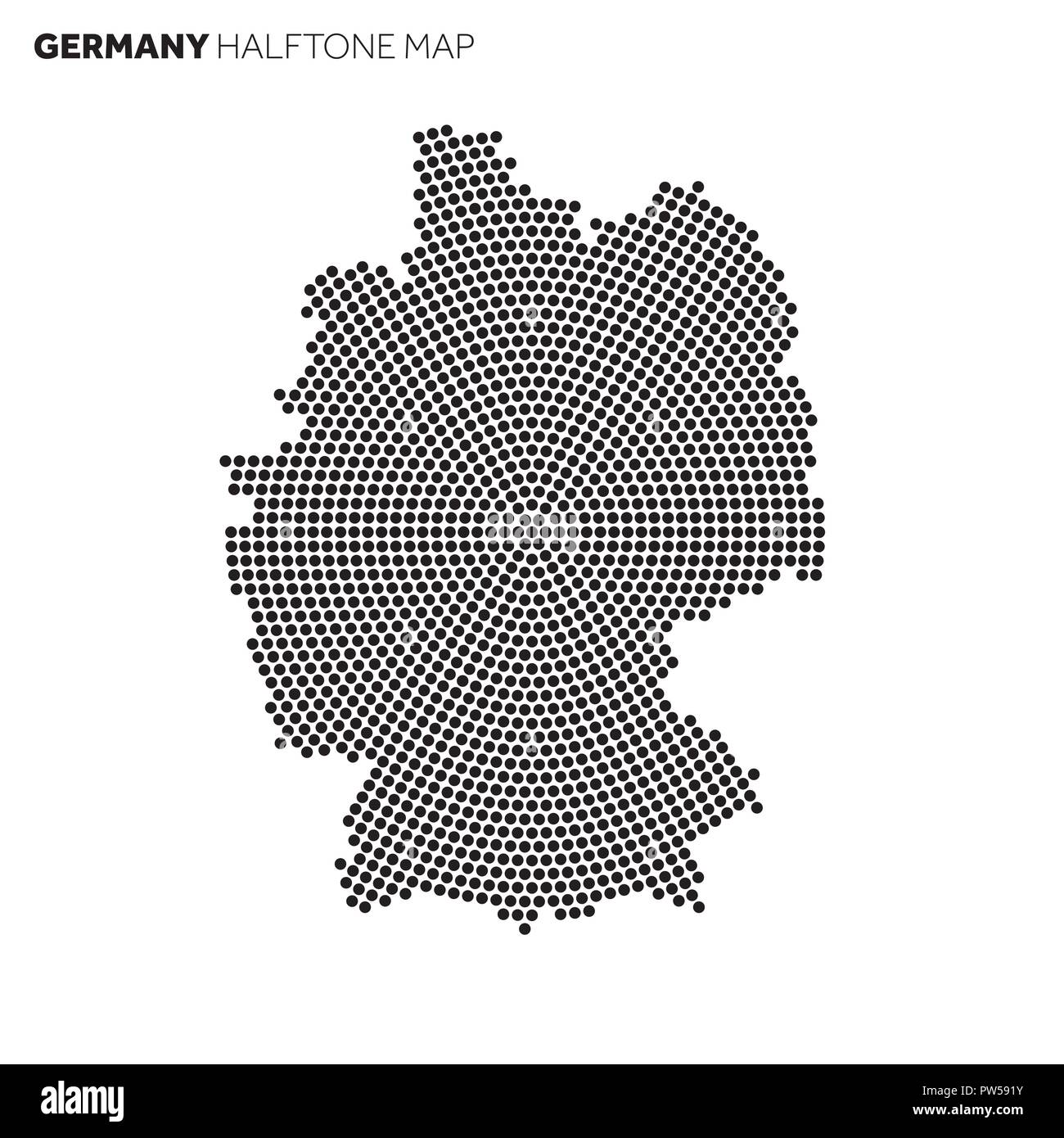 Europe map radial dot pattern hi-res stock photography and images - Alamy