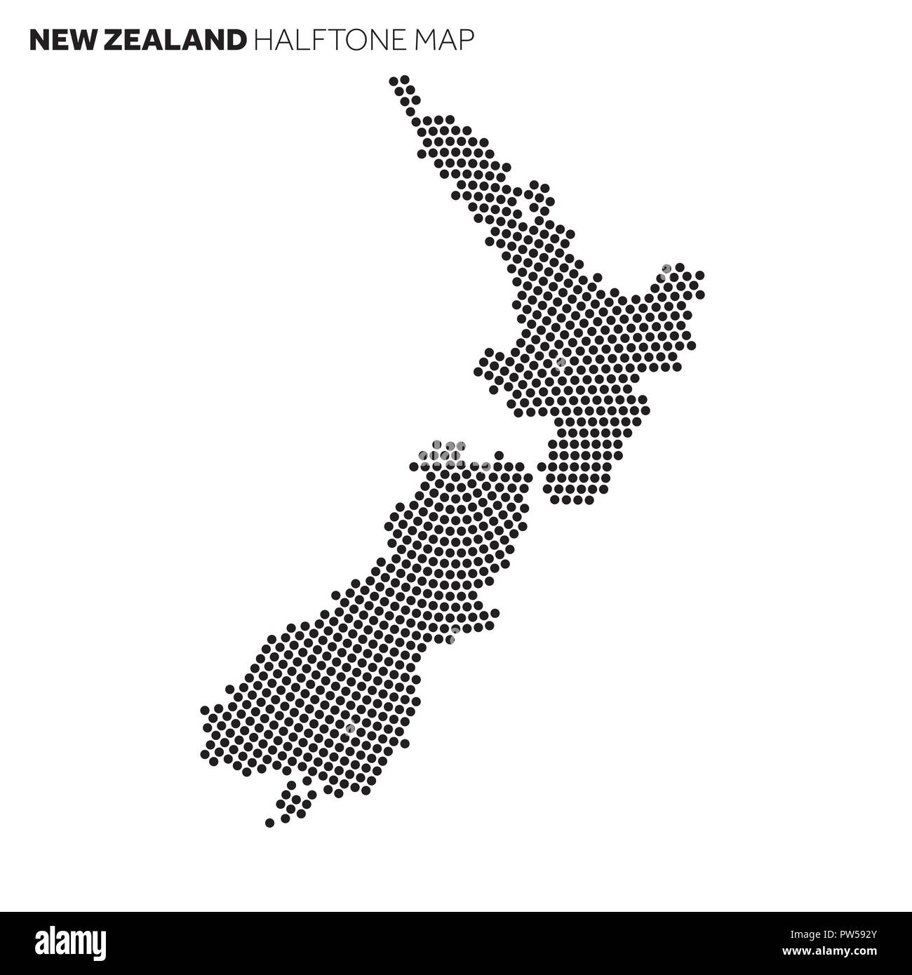New zealand country map hi-res stock photography and images - Alamy